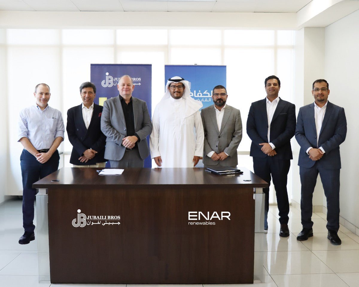 Jubaili Bros and Enar Renewables announce a Strategic Partnership to A